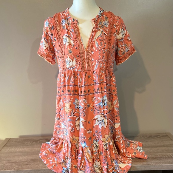 Jaase | Dresses | Jaase Australian Boho Floral Mini Dress | Poshmark